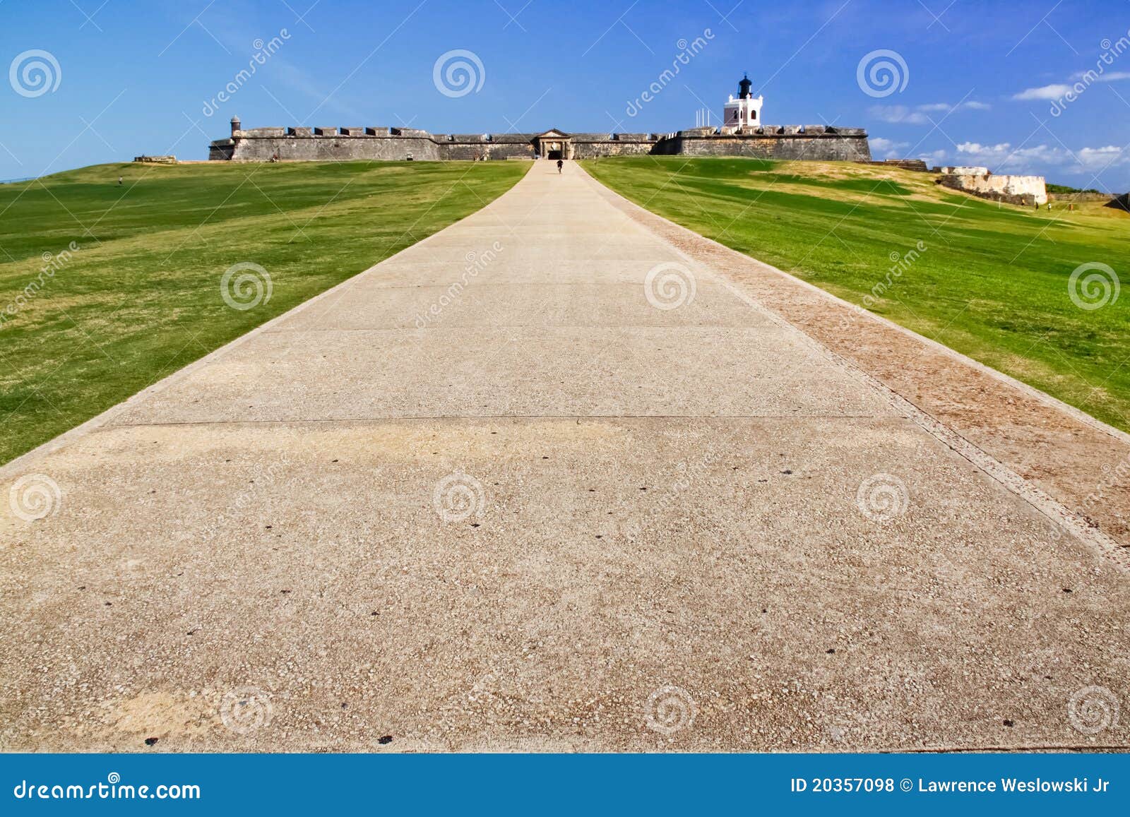 San Juan - El Morro Castle Entry Path Editorial Stock Photo - Image of ...