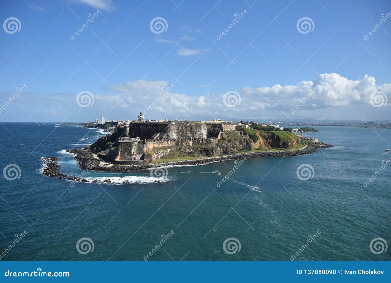 San Juan Porto Rico fotografia stock. Immagine di fortificazione ...