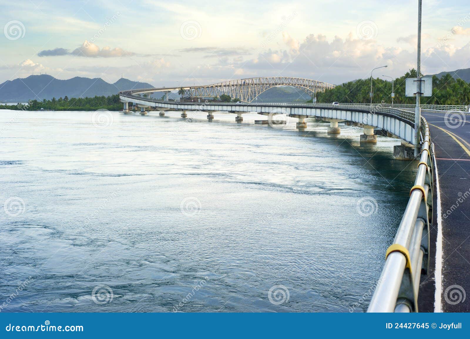 San Juanico Bridge: The Longest Bridge In The Philippines. Road Bridge ...