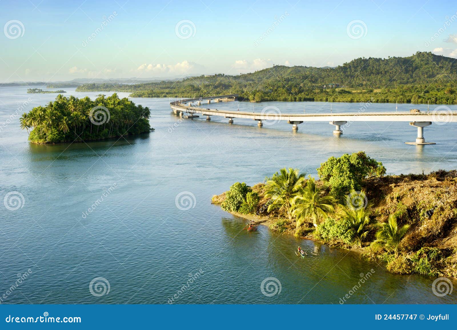 San Juanico Bridge: The Longest Bridge In The Philippines. Road Bridge ...
