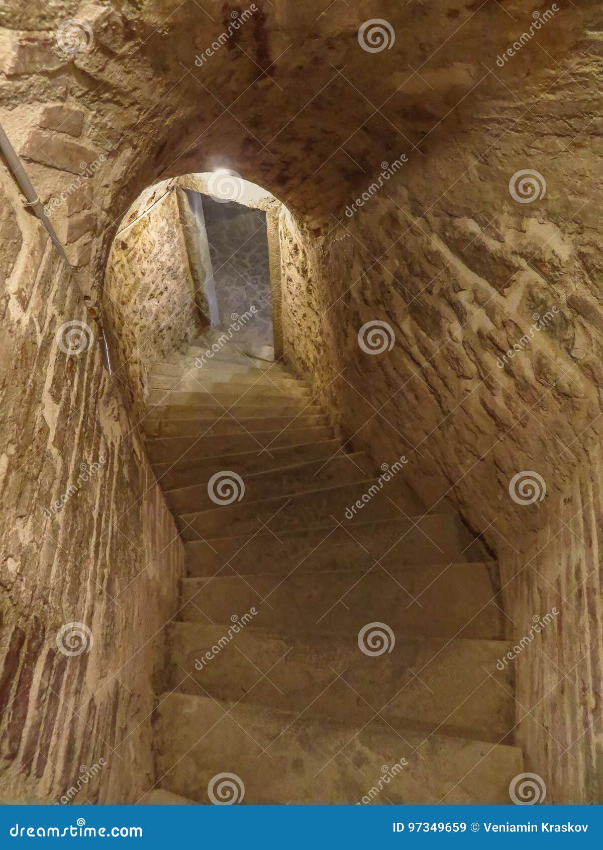 San Leo - Dungeon of Medieval Castle Stock Image - Image of tourism ...