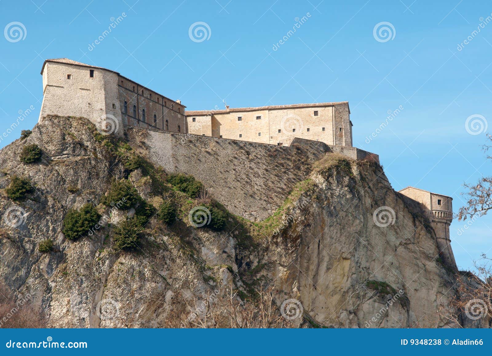 San Leo Fortress In Montefeltro, Rimini, Italy. The Alchemist ...