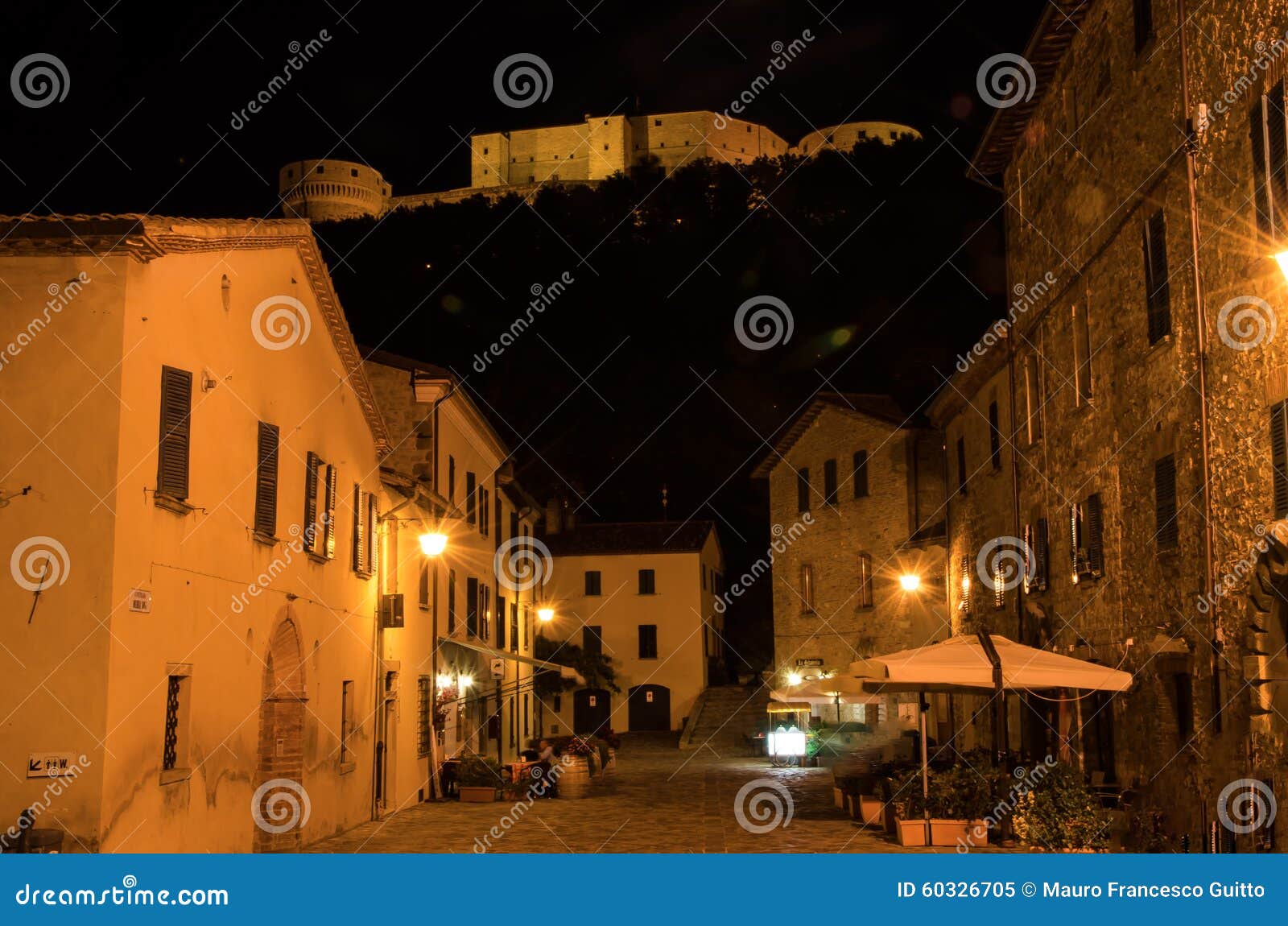 San Leo stock image. Image of emilia, castle, horizon - 60326705