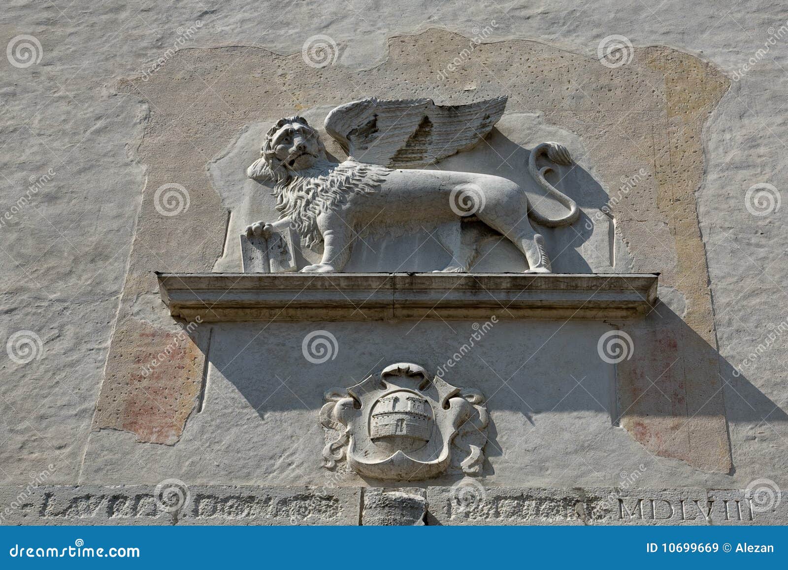 The San Marco Lions, Symbol of Venice Stock Image - Image of house ...