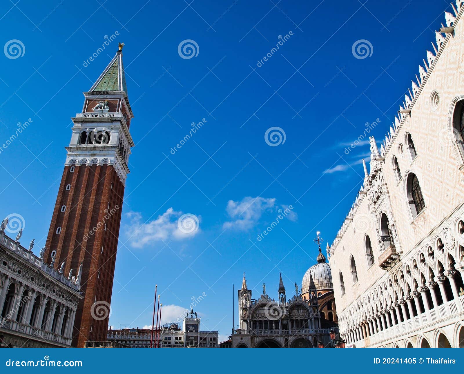 The San Marco Square in Venice, Italia Stock Image - Image of campanile ...