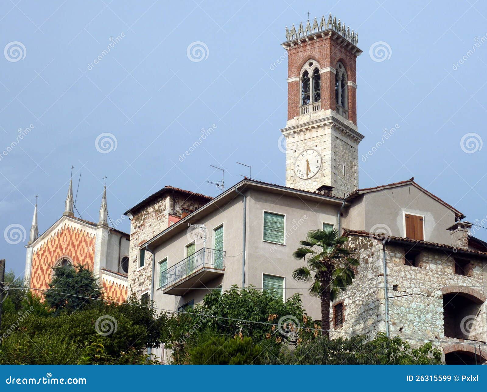 San Michele Church in Brendola. Stock Image - Image of architecture ...