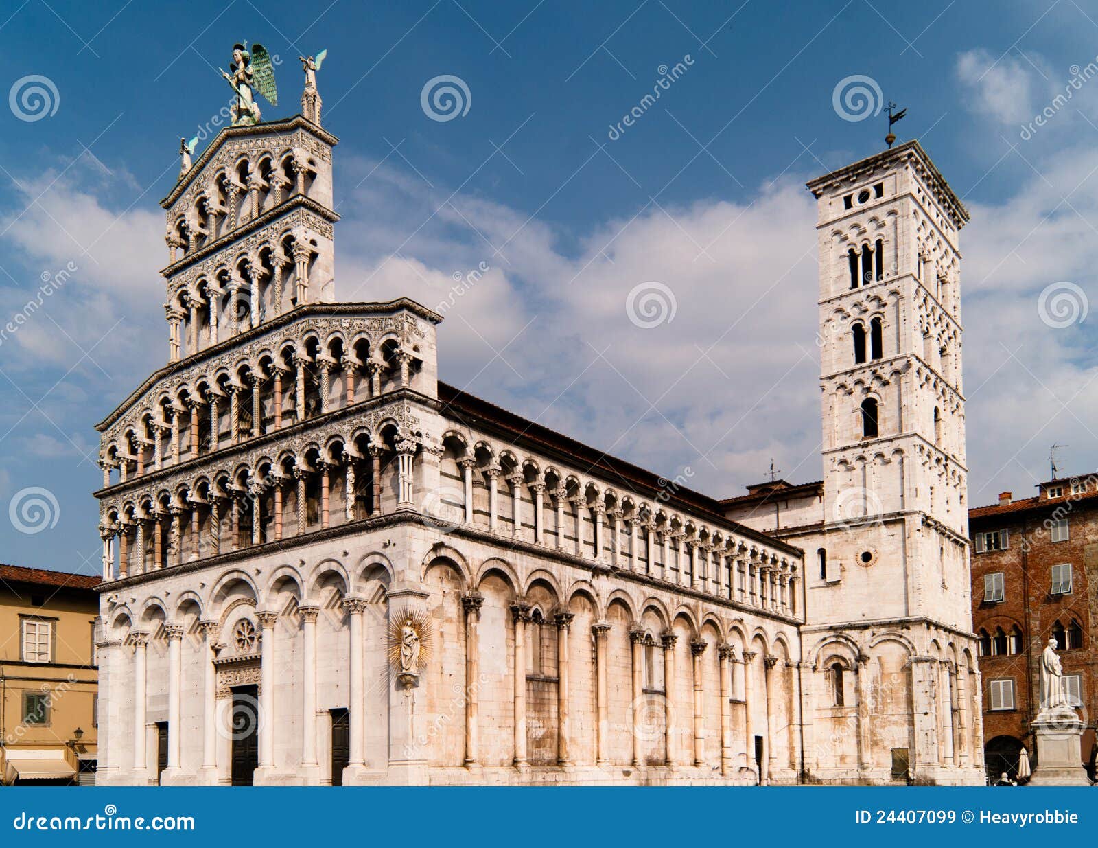 San Michele in Foro immagine stock. Immagine di medioevale - 24407099