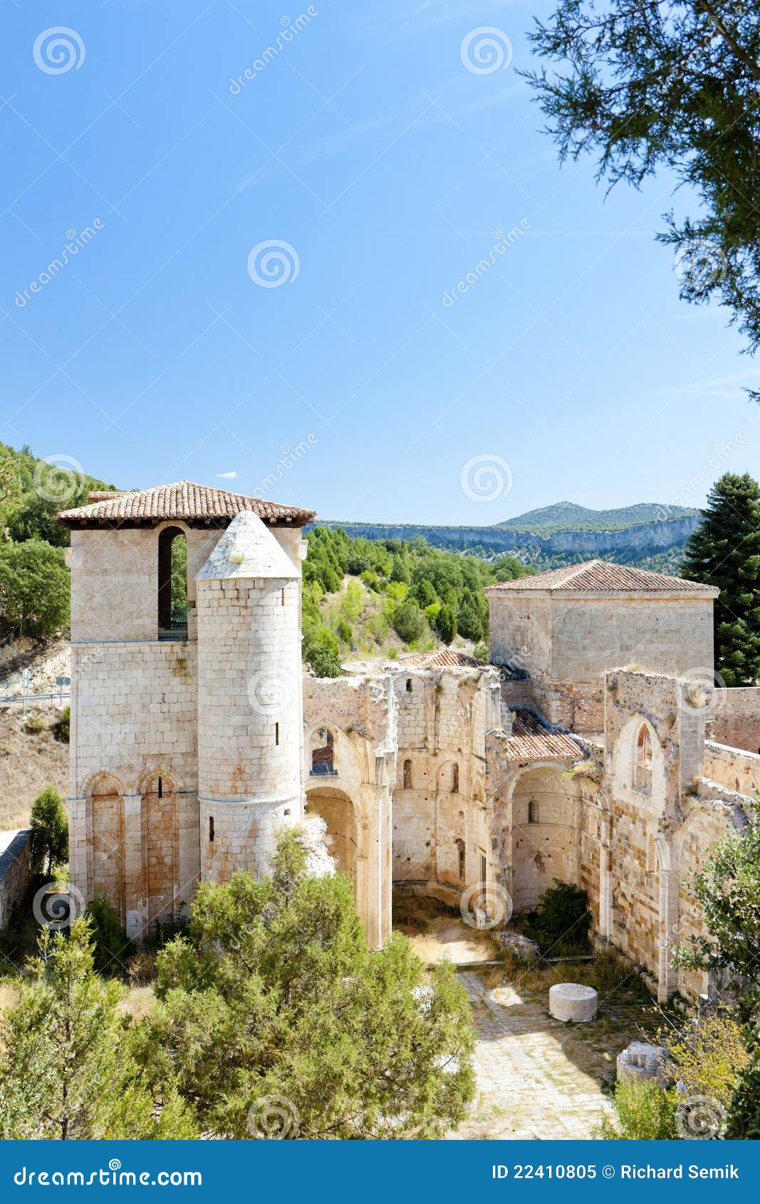 San Pedro De Arlanza Monastery Stock Image - Image of building ...