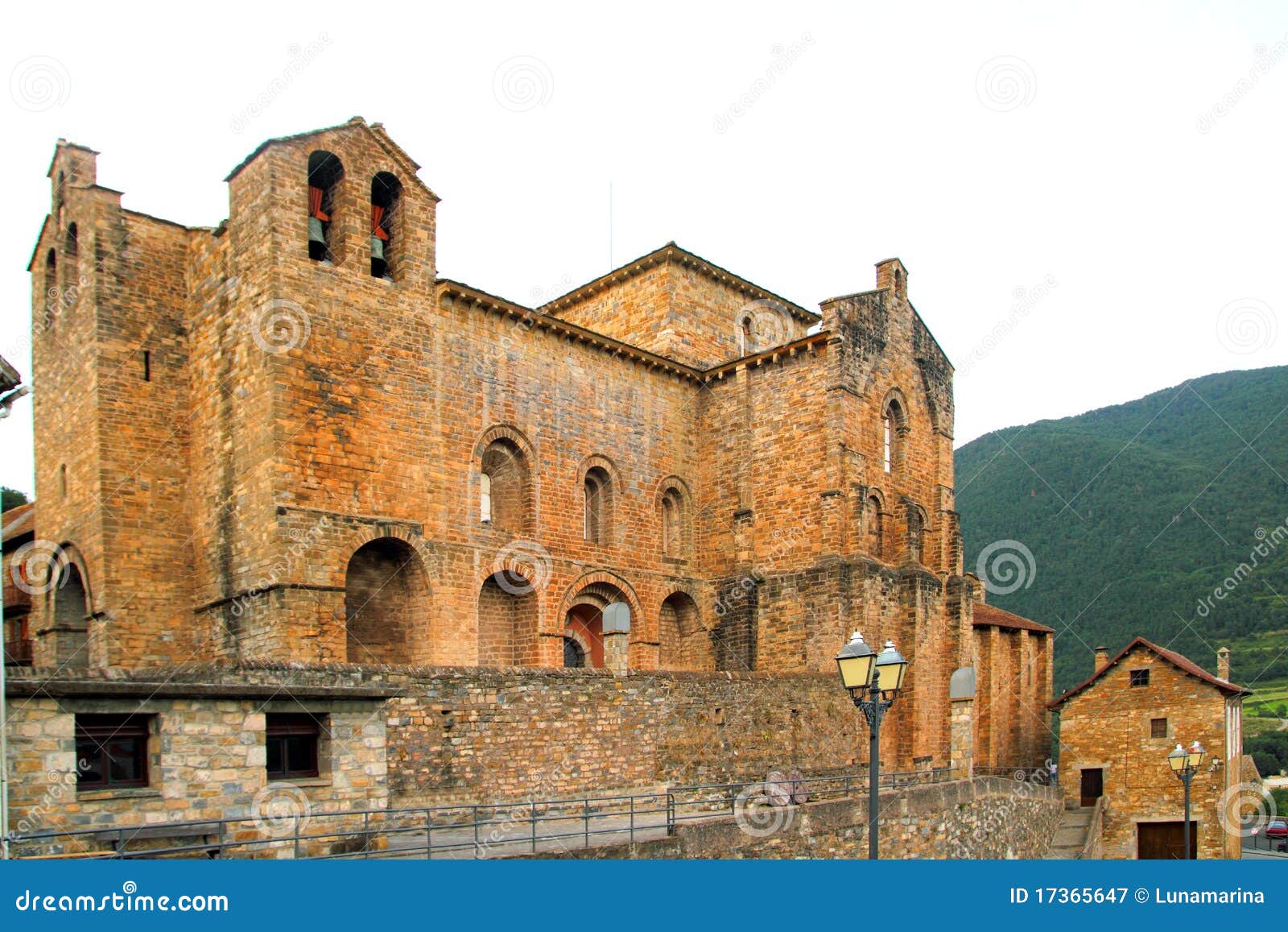 San Pedro Siresa Romanesque Monastery Stock Image - Image of huesca ...