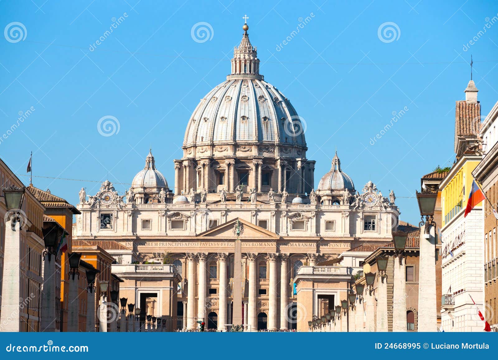 San Peter, Rome, Italy. editorial image. Image of bridge - 24668995