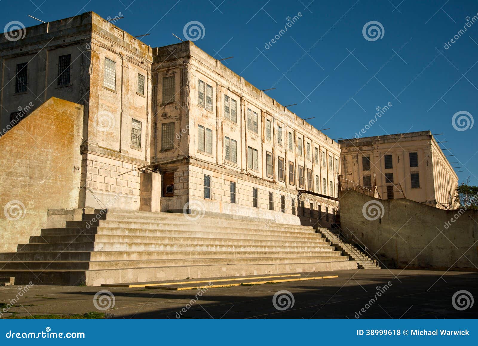 San Quentin Exercise Yard stock photo. Image of swirl - 38999618