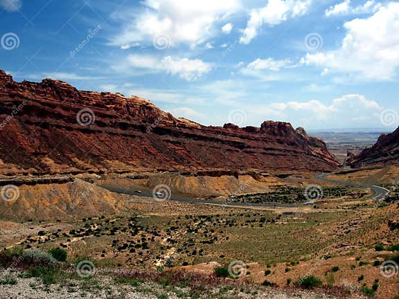 San Rafael Reef stock image. Image of road, west, rock - 12664511