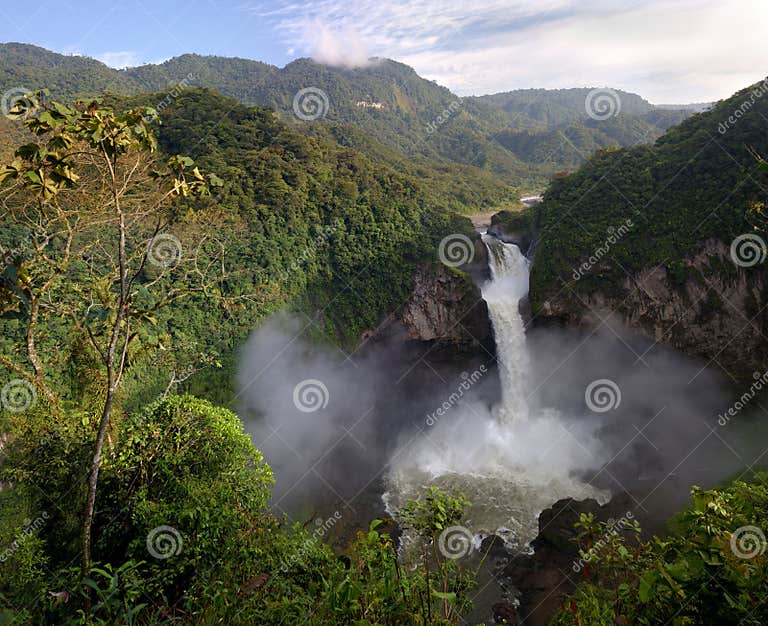 San Rafael Waterfall stock photo. Image of tree, nature - 7806420