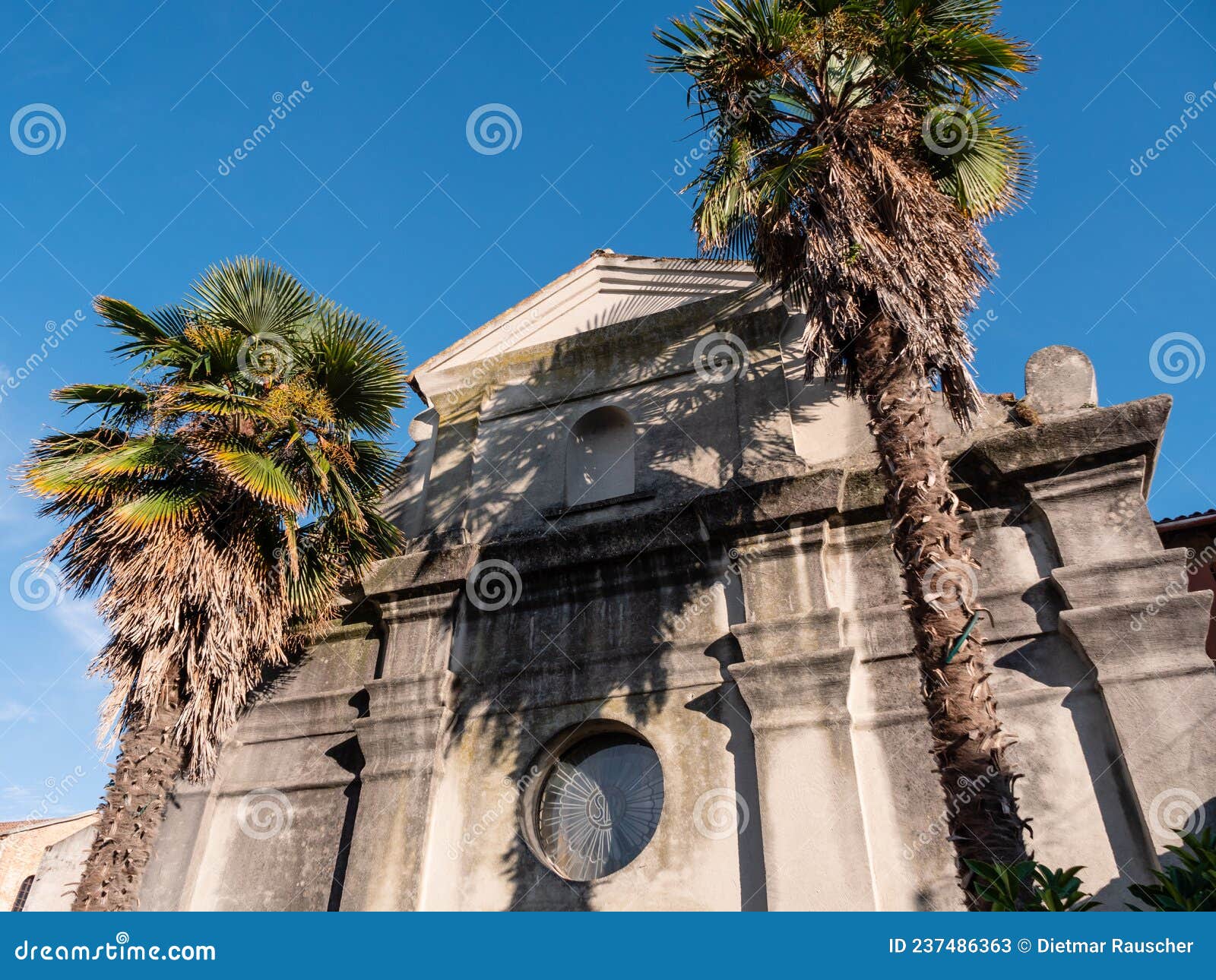 San Rocco Church in Grado, Italy Stock Image - Image of monument, blue ...