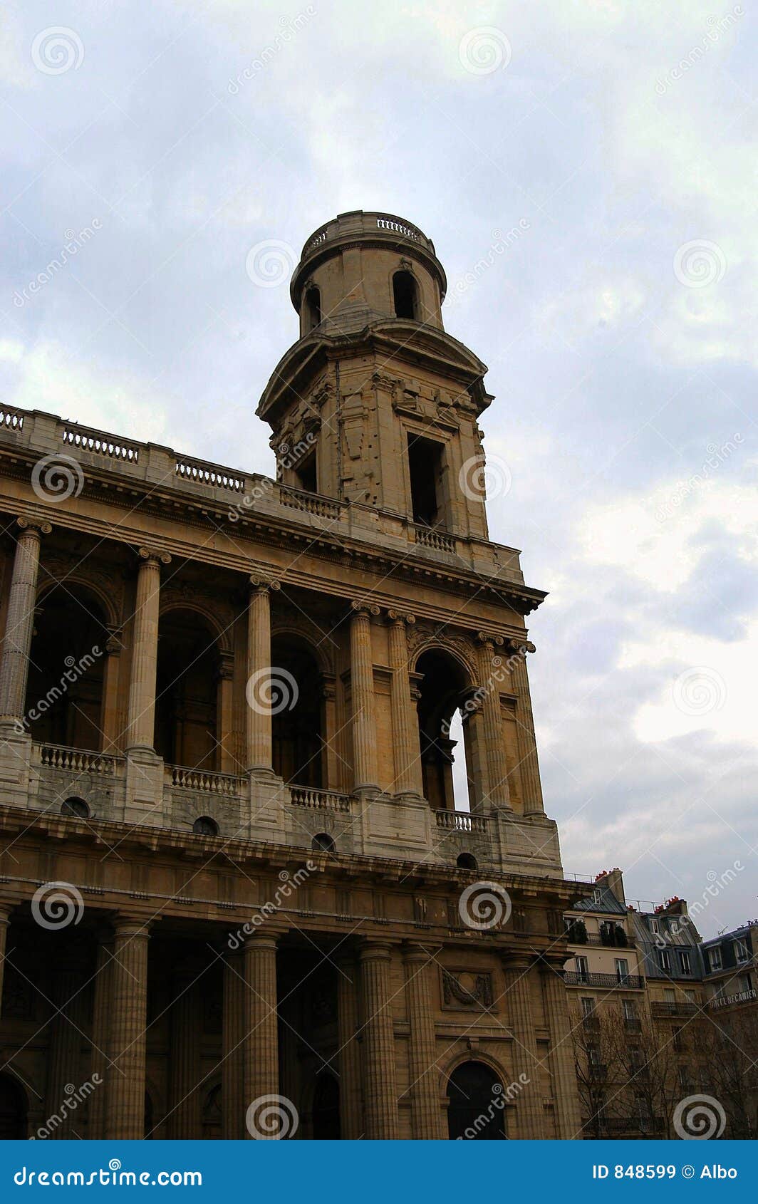 San Sulpice church stock image. Image of movie, paris, code - 848599
