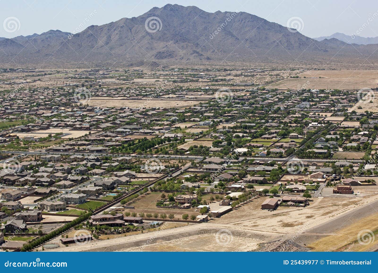 San Tan Mountains stock image. Image of heat, elevated - 25439977
