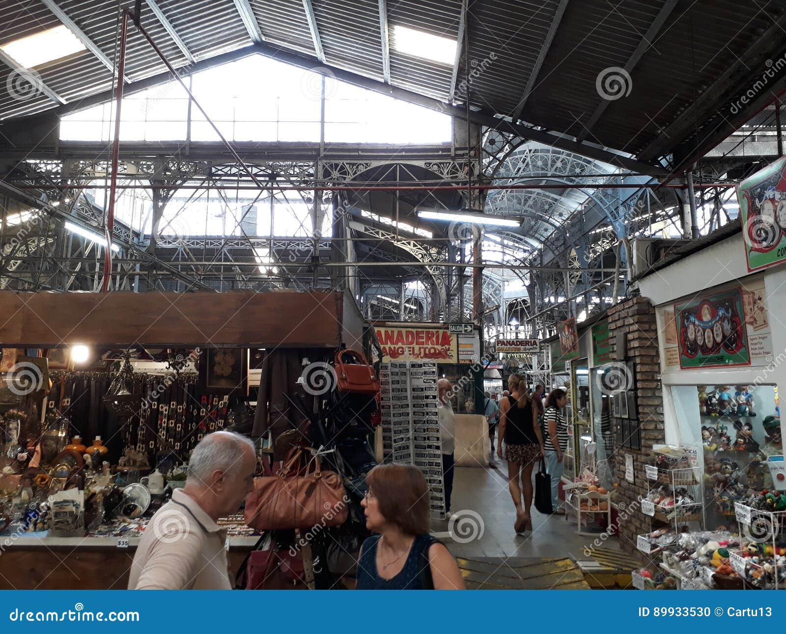 San Telmo Market editorial image. Image of south, people - 89933530