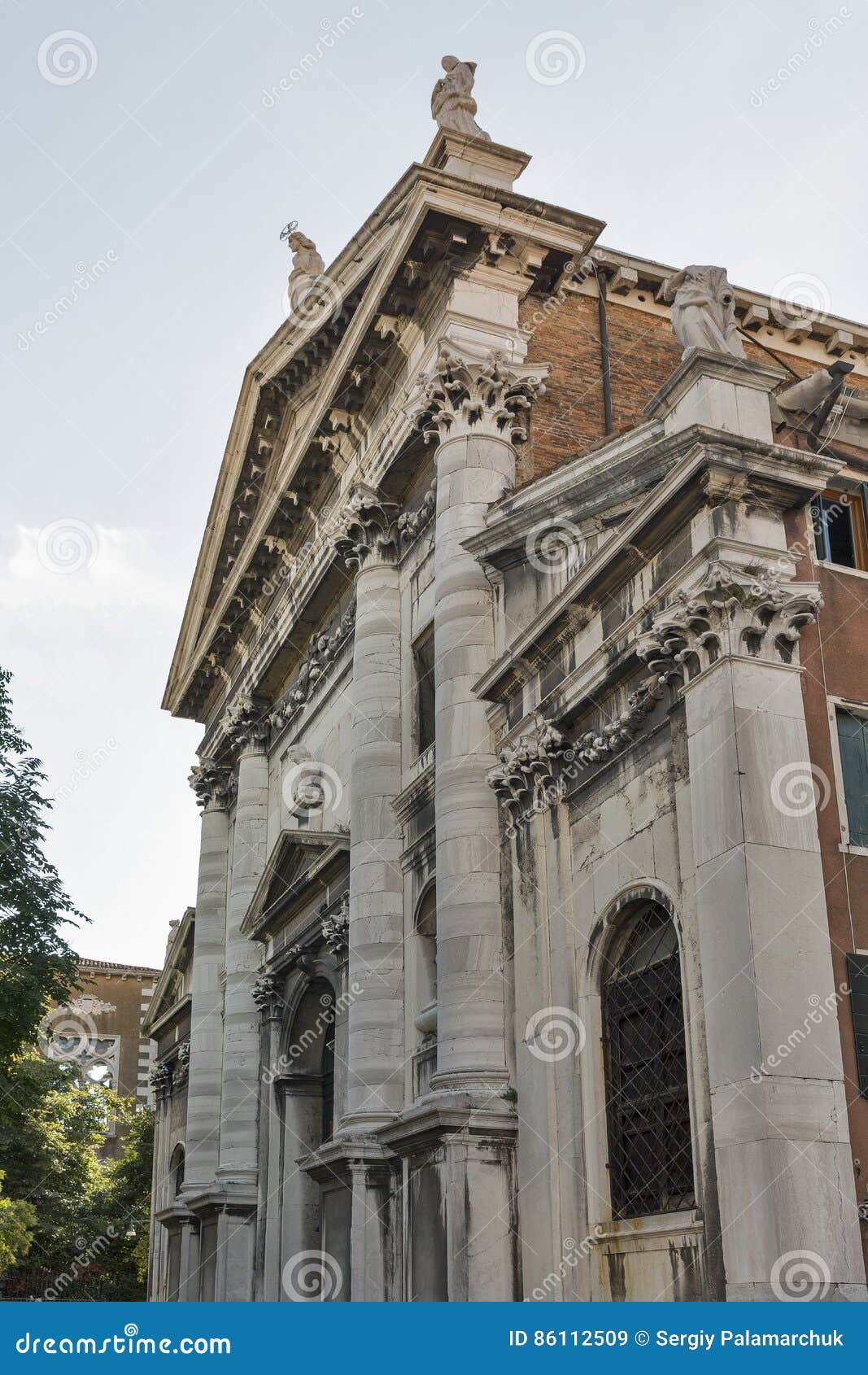 San Vidal Church in Venice, Italy. Stock Image - Image of facade ...
