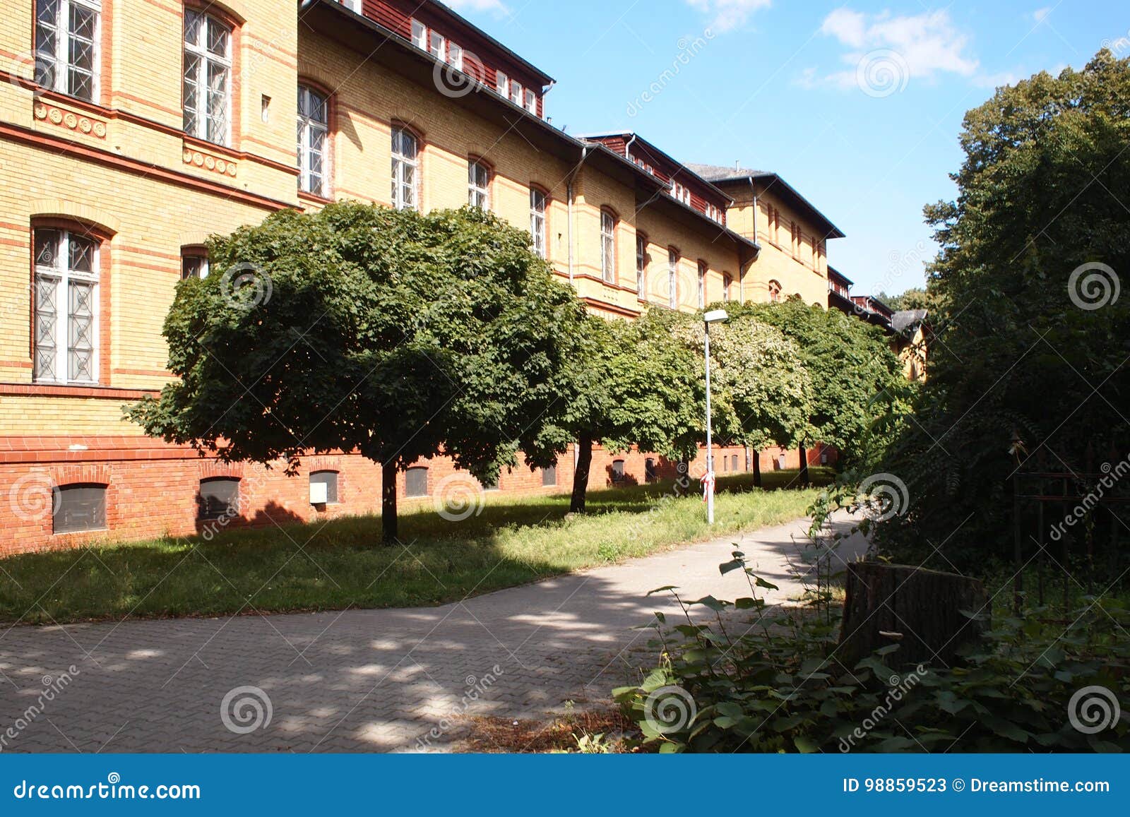 Sanatorium Germany stock image. Image of sunny, hospital - 98859523