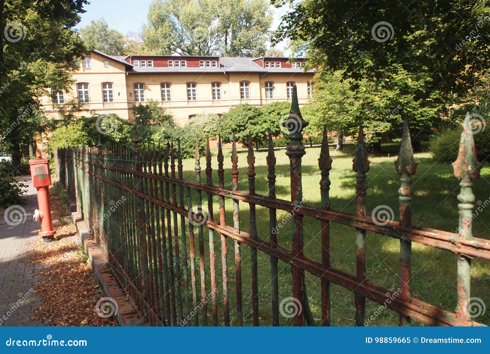 Sanatorium stock image. Image of hospital, vegetation - 98859665