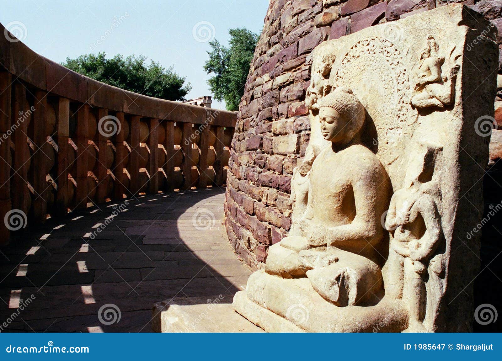Sanchi, India stock image. Image of history, ancient, cultural - 1985647