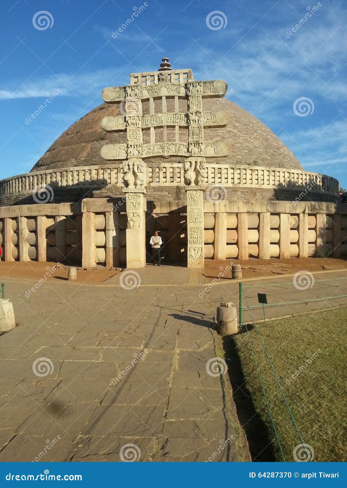 Sanchi stup editorial image. Image of stup, famous, historical - 64287370