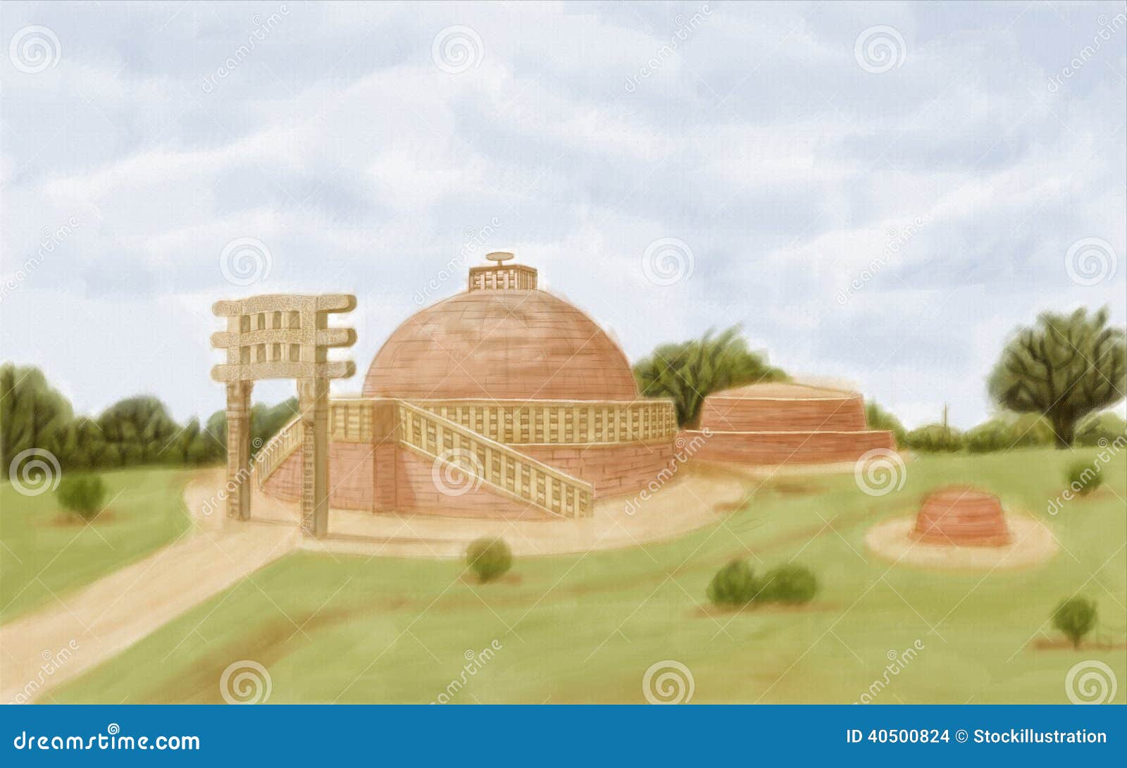 Stupa Cartoons, Illustrations & Vector Stock Images - 415 Pictures to ...