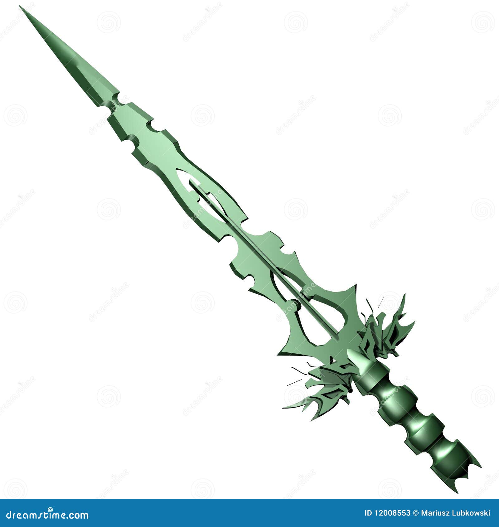 Mithril Longsword Royalty-Free Cartoon | CartoonDealer.com #11886830