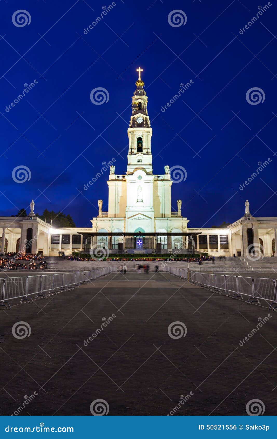 Sanctuary of Fatima stock photo. Image of sacred, christianity - 50521556