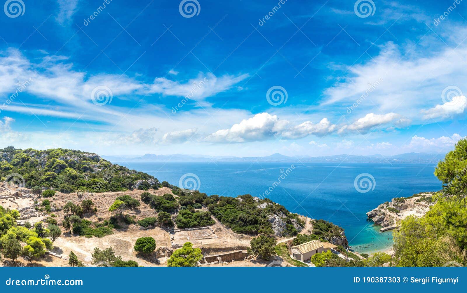 Sanctuary of Hera in Greece Stock Image - Image of site, cape: 190387303