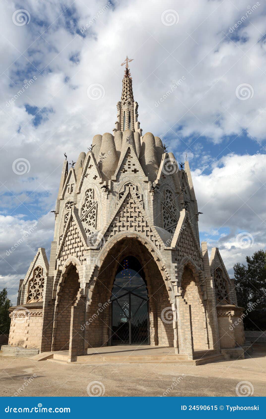 Sanctuary in Montferri, Spain Stock Image - Image of building, landmark ...