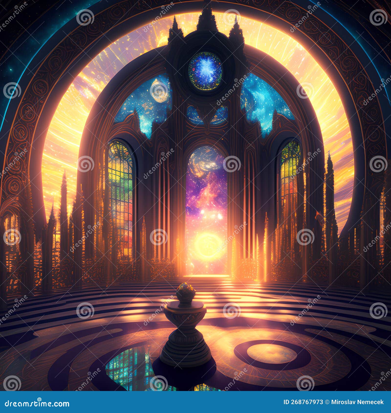 The Multiverse Stone Circle With The Andromeda And Milky Way Hills ...