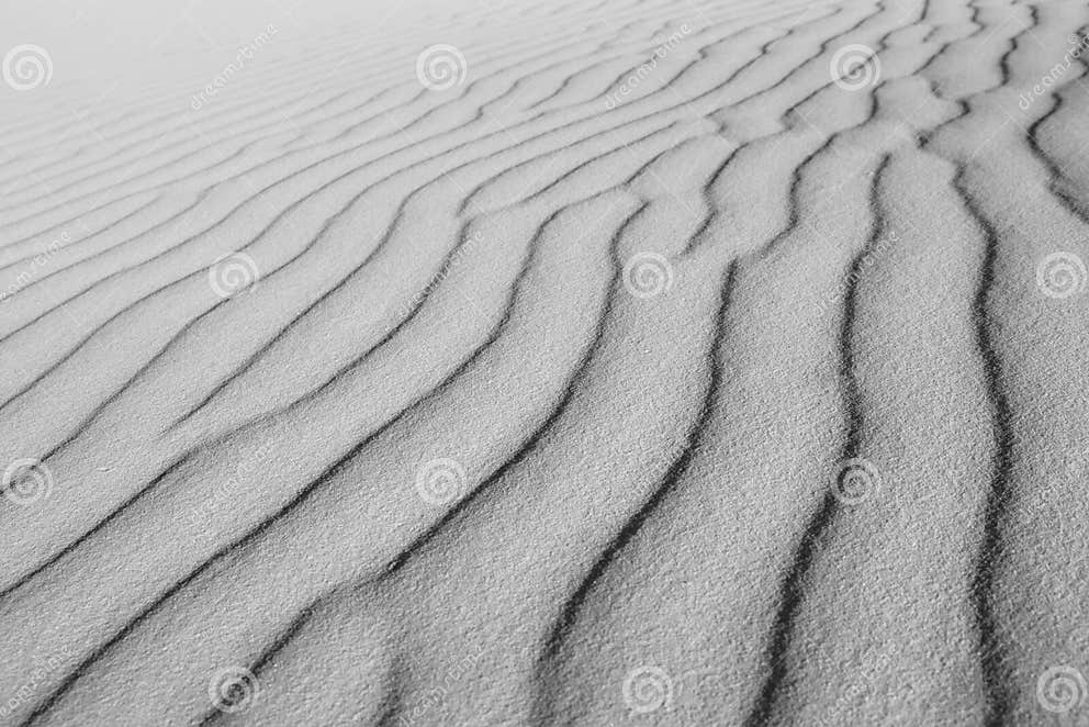 Sand Abstract Black and White Stock Photo - Image of landscape, black ...