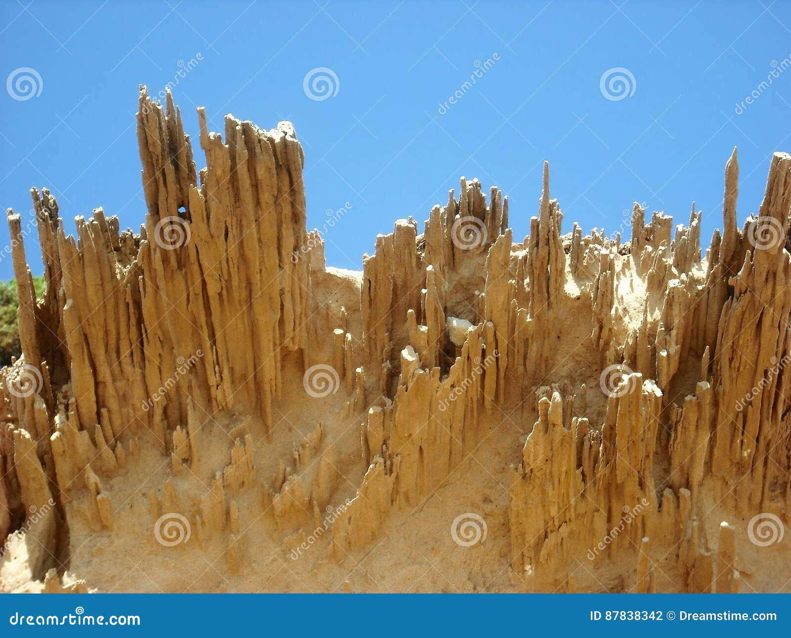 Sand Bank stock photo. Image of surface, formation, life - 87838342