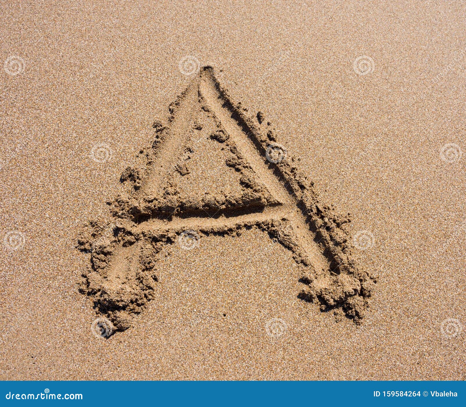 Letter S In Sand