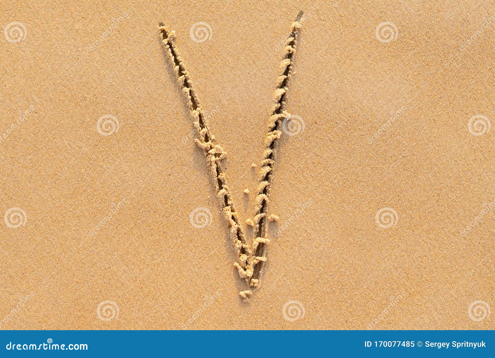 Sand Beach Alphabet: Letter a Stock Image - Image of design, natural ...