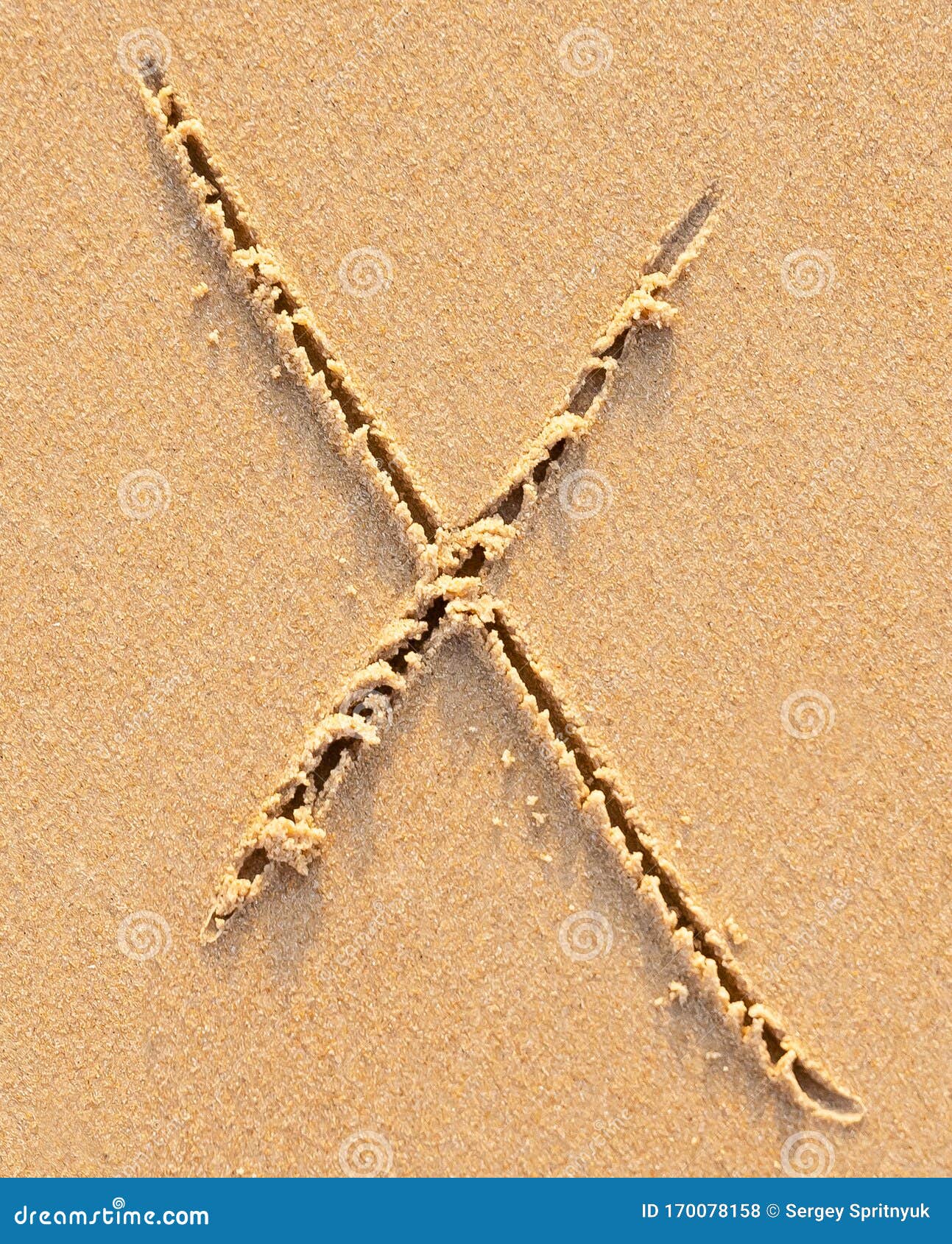 Sand Beach Alphabet: Letter X Stock Photo - Image of abstract, ocean ...