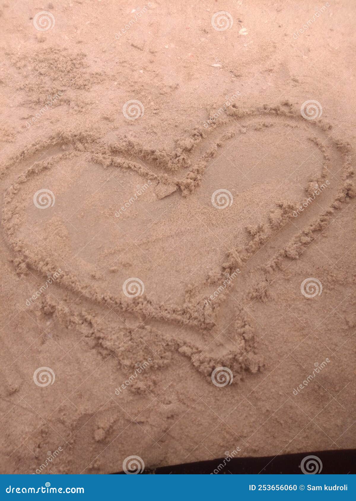 Sand Beach Art Memory Ocean Beach Sand Stock Photo - Image of wall ...