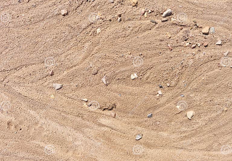 Sand on the Beach As an Abstract Background. Sand Deposits after Water ...