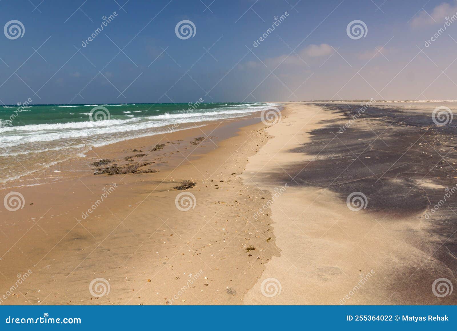 Sand Beach in Berbera, Somalila Stock Photo - Image of sunlight, orange ...