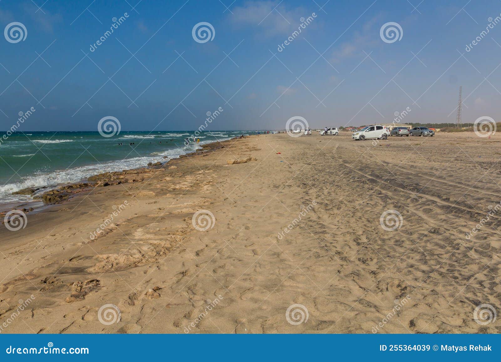 Sand Beach in Berbera, Somalila Stock Image - Image of coastline ...