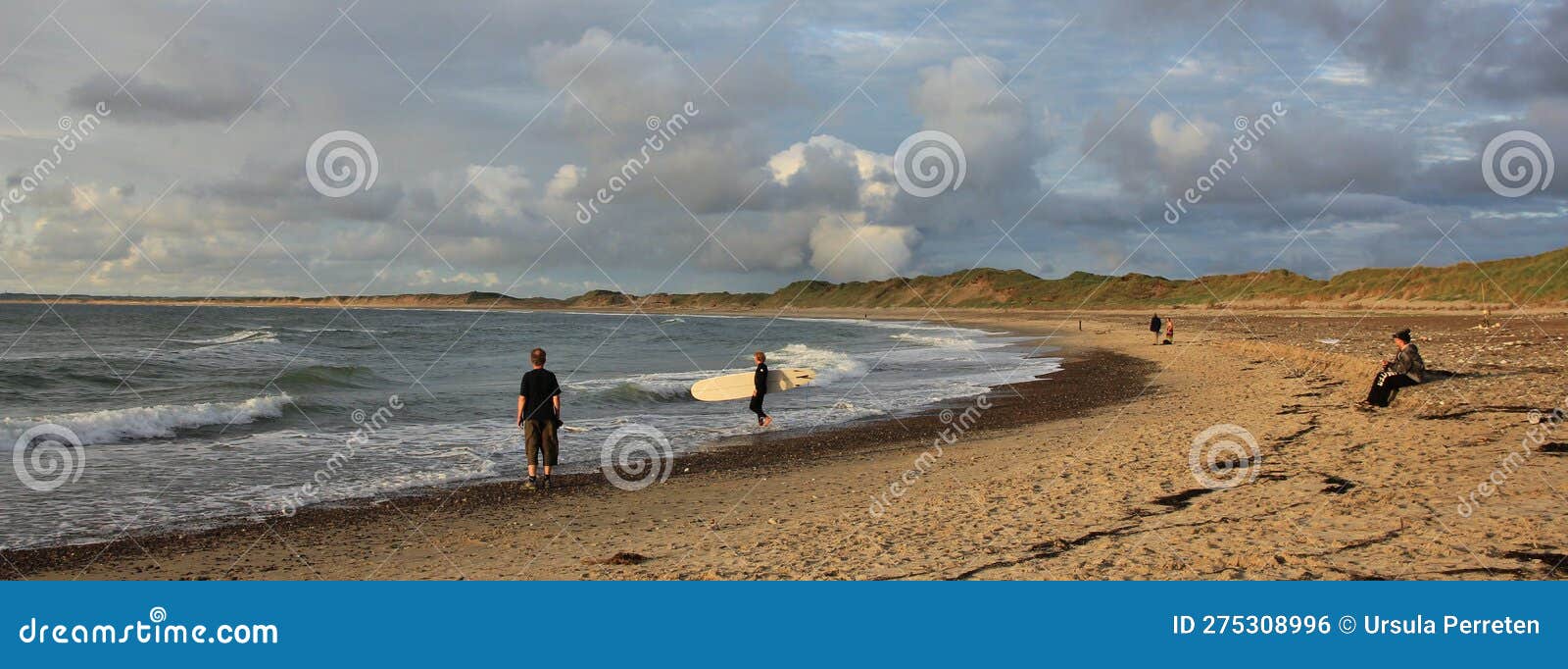 Sand Beach in Klitmoller, Cold Hawaii Stock Photo - Image of travel ...