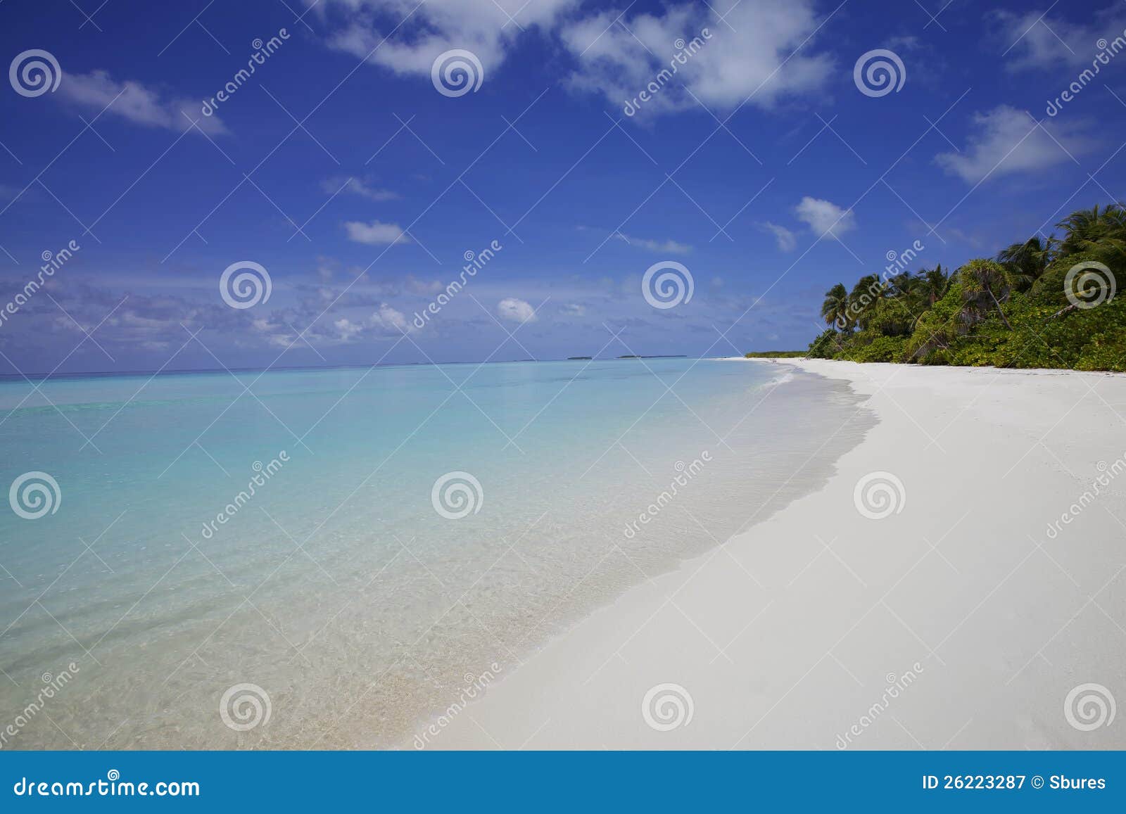 Sand Beach Maldives stock image. Image of blue, landscape - 26223287