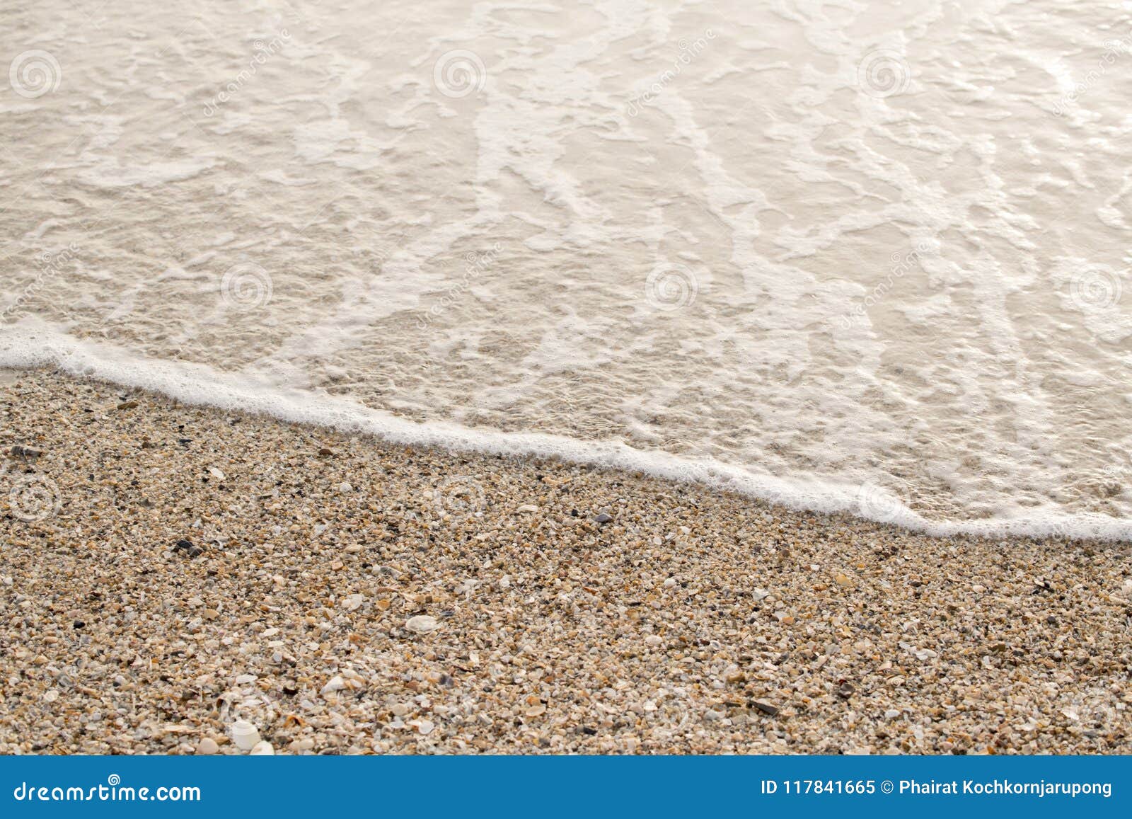 The Sand at the Beach in the Morning Stock Image - Image of horizon ...