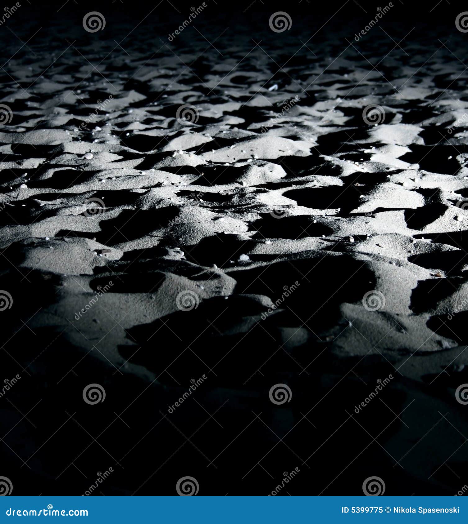 Sand beach at night stock image. Image of foot, recreation - 5399775