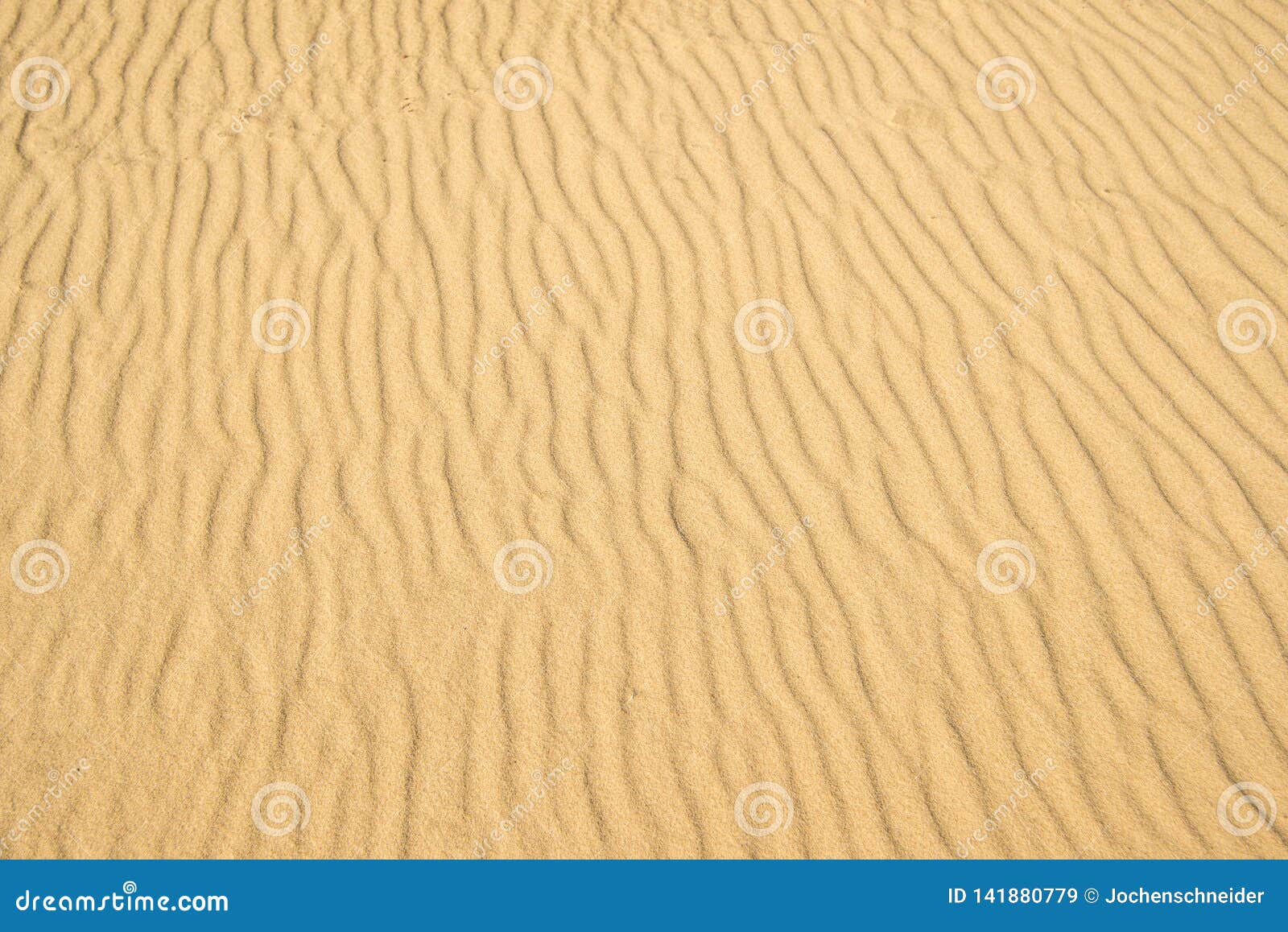 Sand of a Beach with Wave Patterns Stock Image - Image of surface ...
