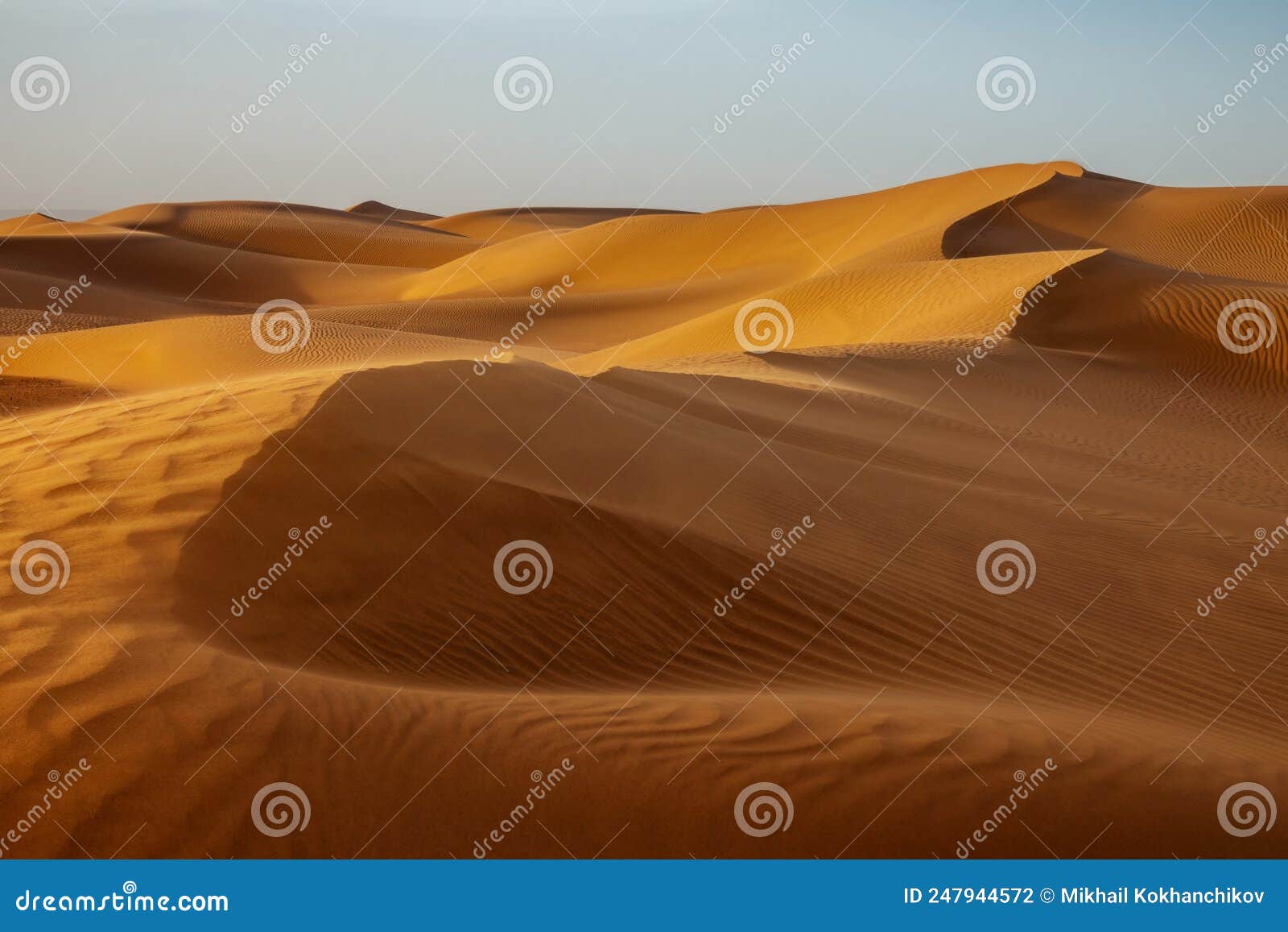 Sand Blowing Over Sand Dunes in Wind Stock Photo - Image of arid, sand ...