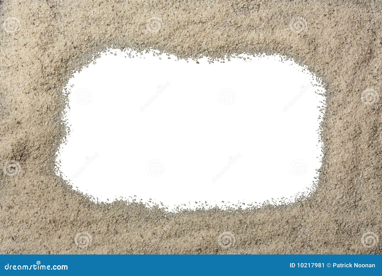 Sand Border Stock Image - Image: 10217981