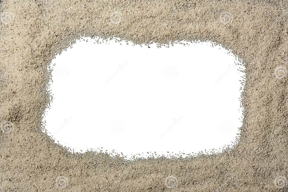 Sand Border stock image. Image of white, texture, scrapbooking - 10217981