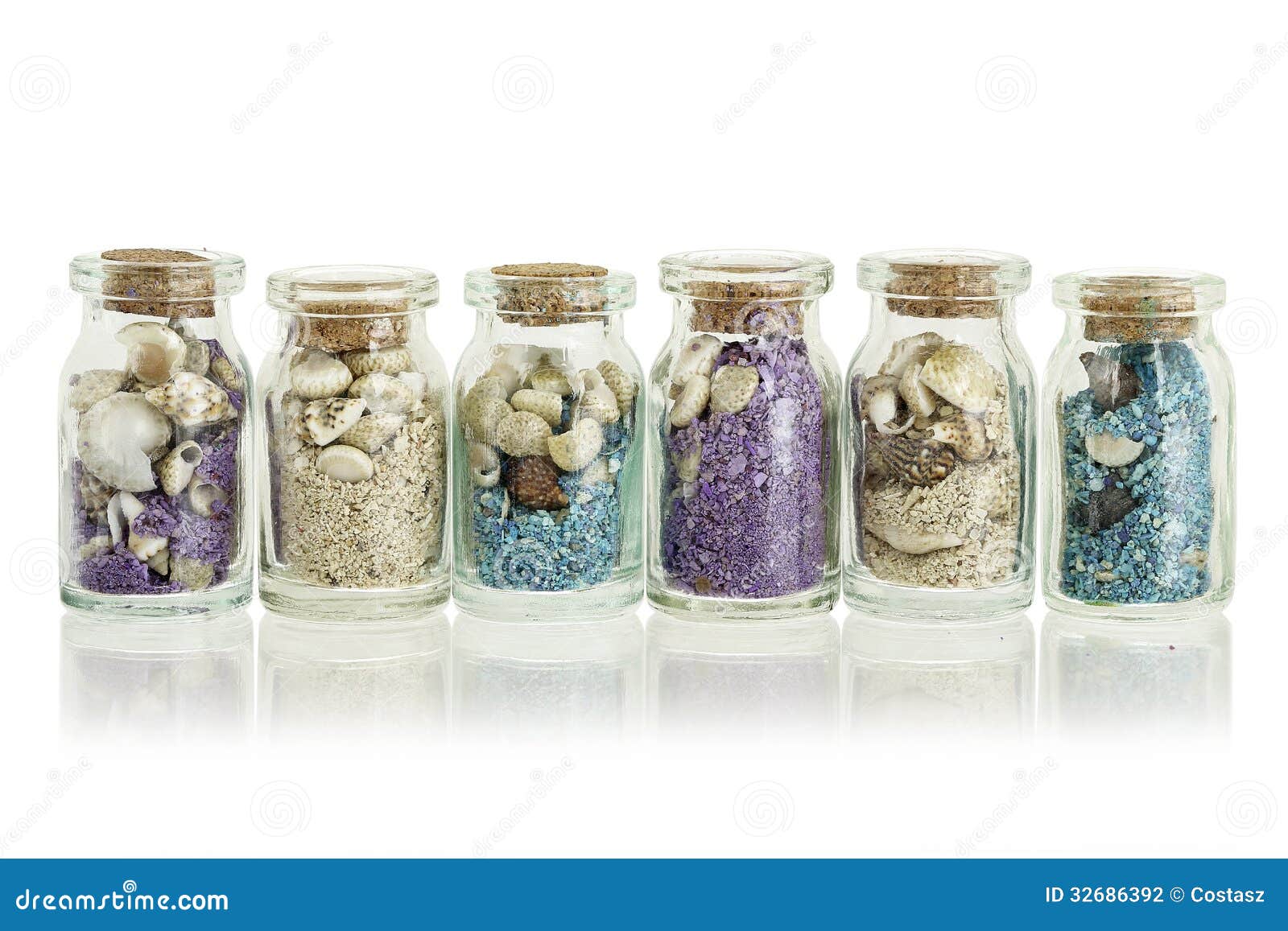 Sand in bottles stock photo. Image of magenta, objects - 32686392